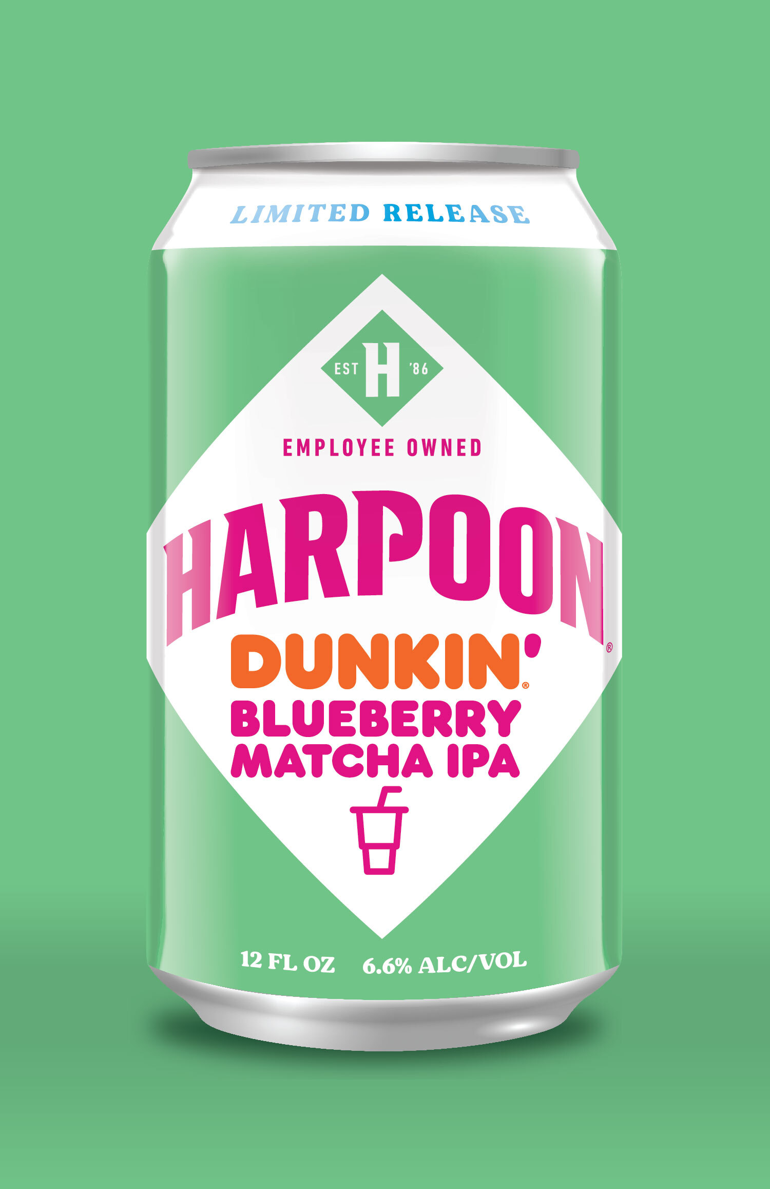 Dunkin' Blueberry Matcha IPA - Harpoon