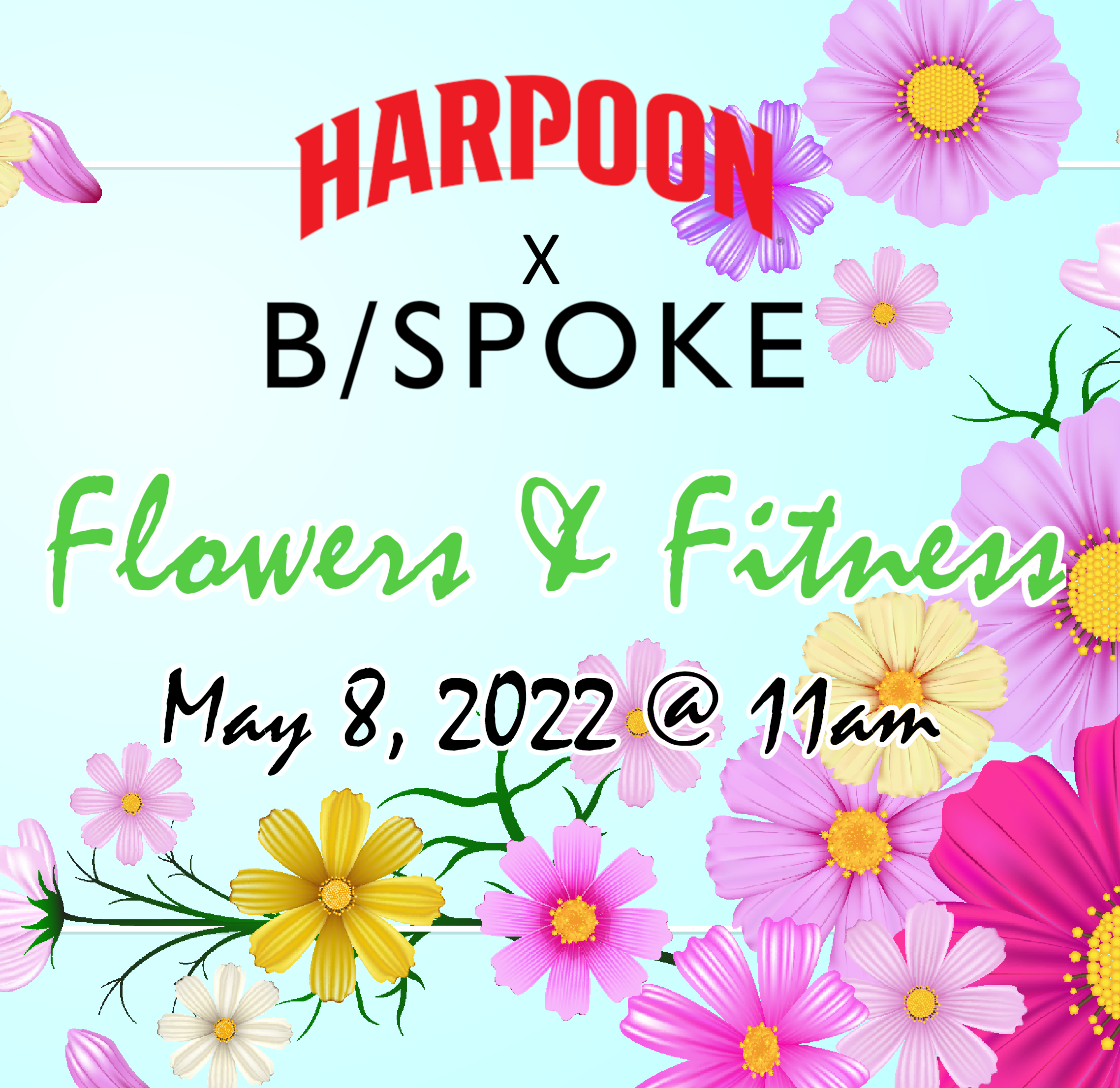 Harpoon x B/SPOKE Flowers & Fitness TRAIN X - Harpoon