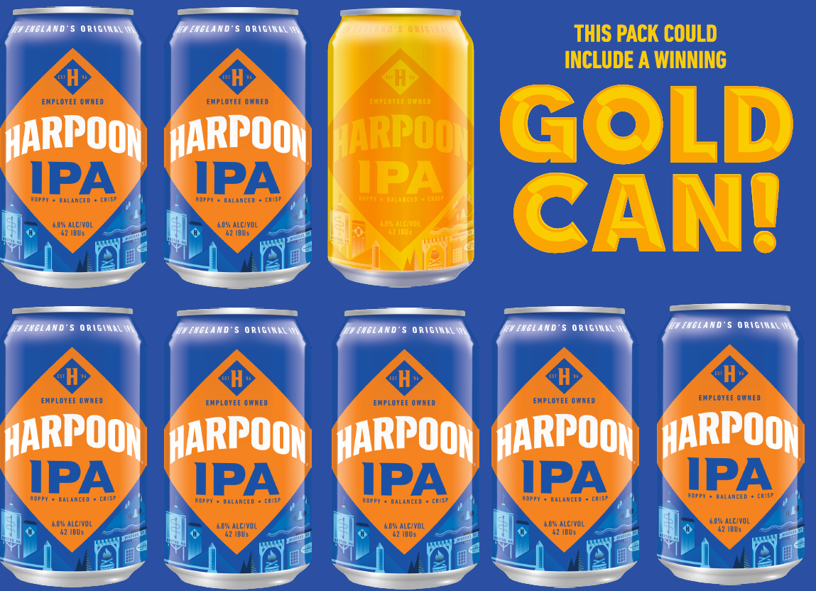 Gold Can - Harpoon