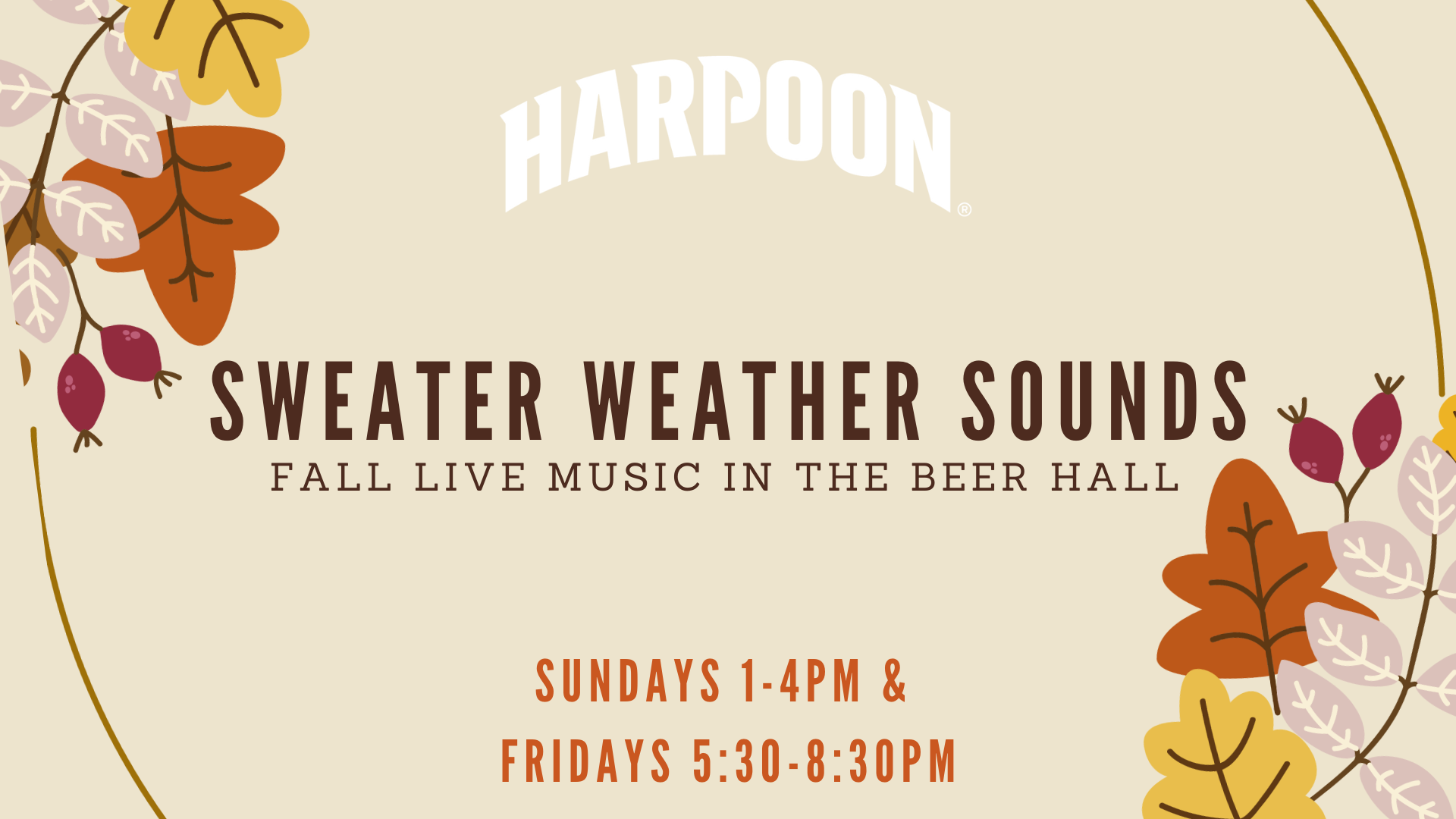 Winter Wonderbands: Live Music Sundays - Harpoon
